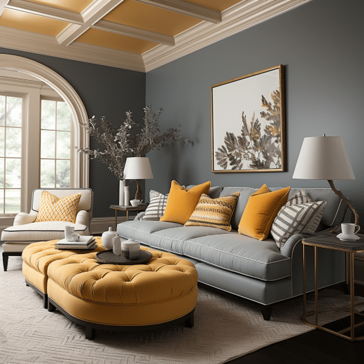 Revitalize Your Space with 20 Grey and Yellow Living Room Ideas ...
