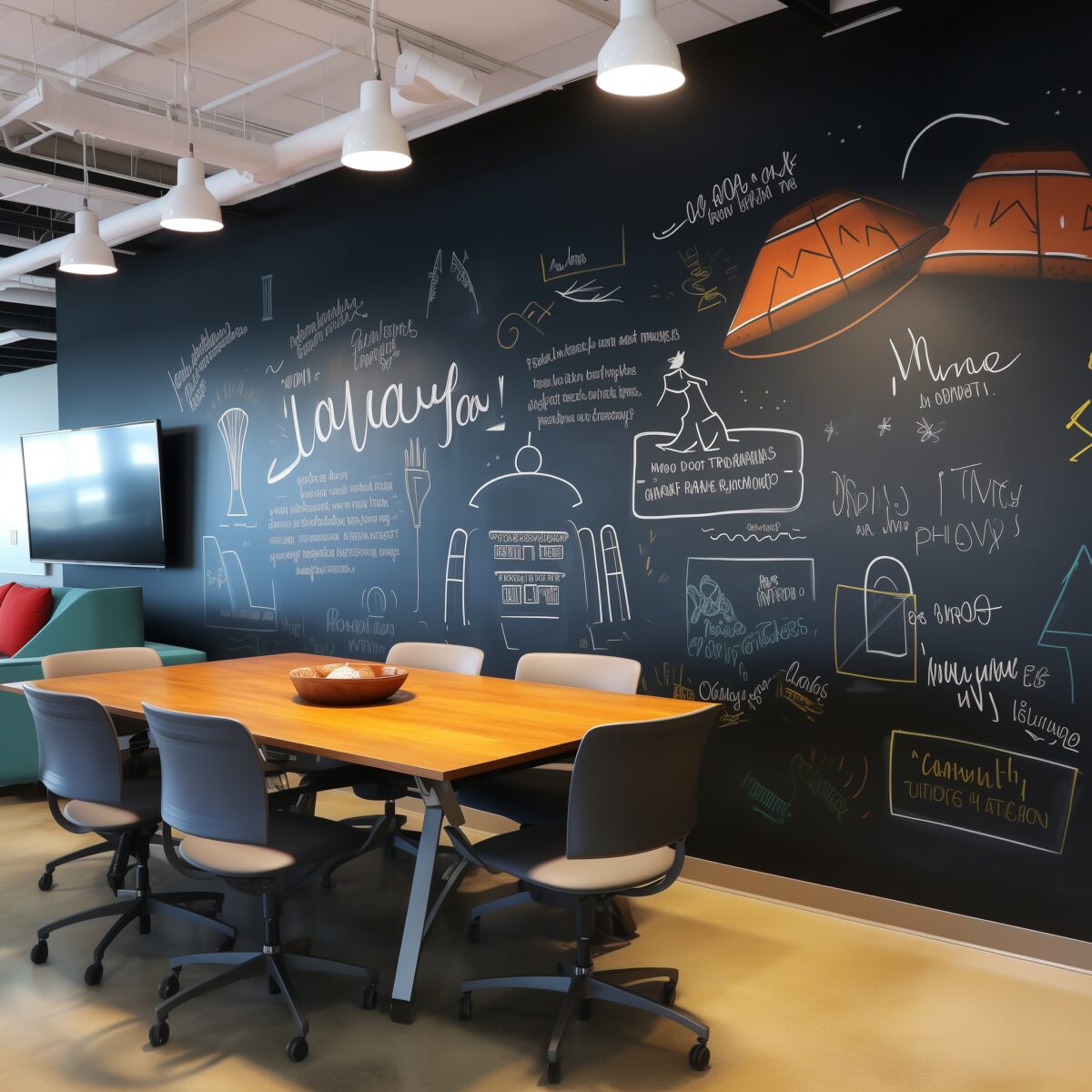 10 Accent Wall Ideas to Brighten Up Your Office - HearthandPetals