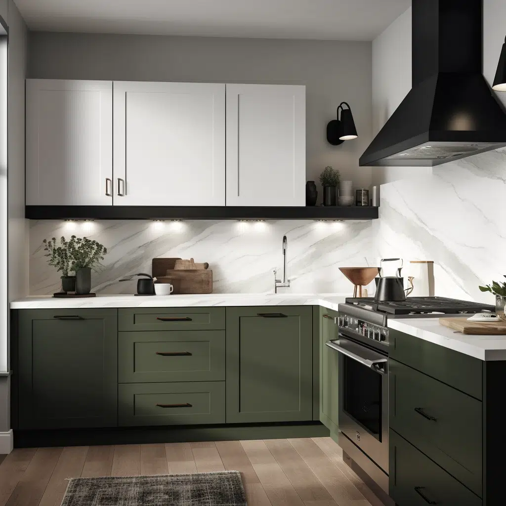 20 Olive Green Kitchen Cabinets Ideas Including Light, Dark and Rustic ...