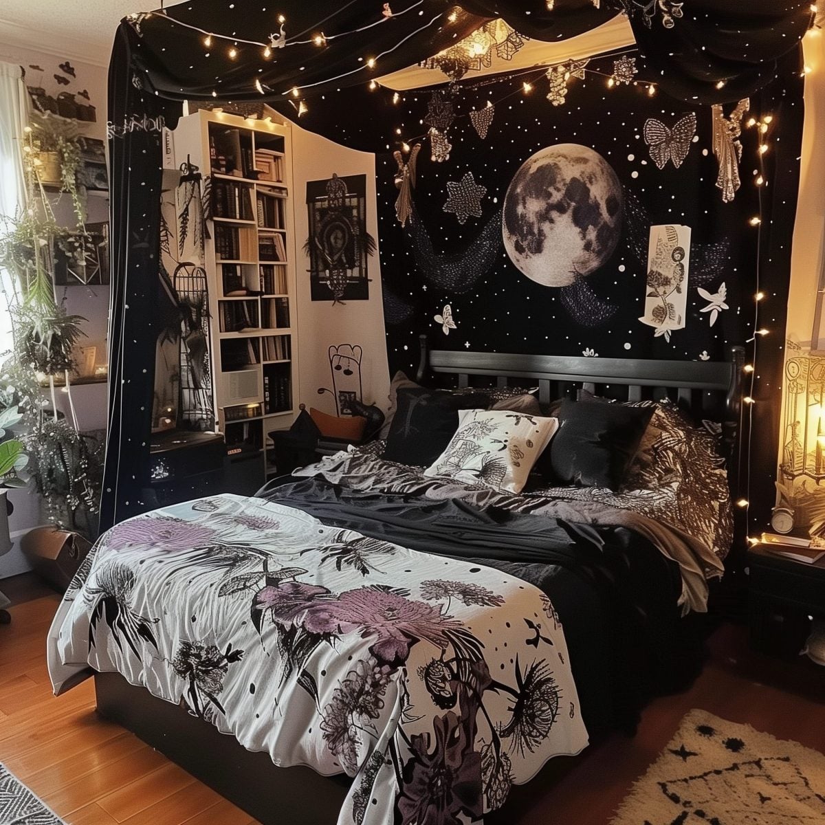 40+ Whimsy Goth Bedroom Ideas to Spark Your Inner 90s Witch ...