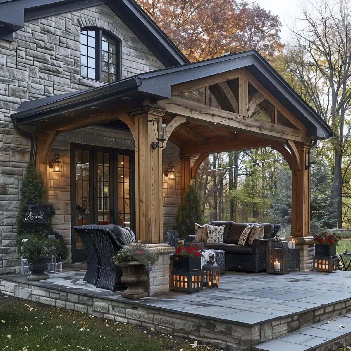 20+ Covered Patio Ideas Attached to House For Year Round Use ...