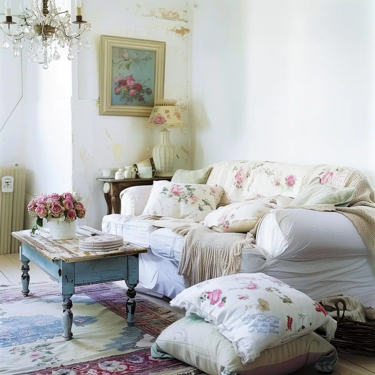 20+ Shabby Chic Living Room Ideas to Inspire - HearthandPetals