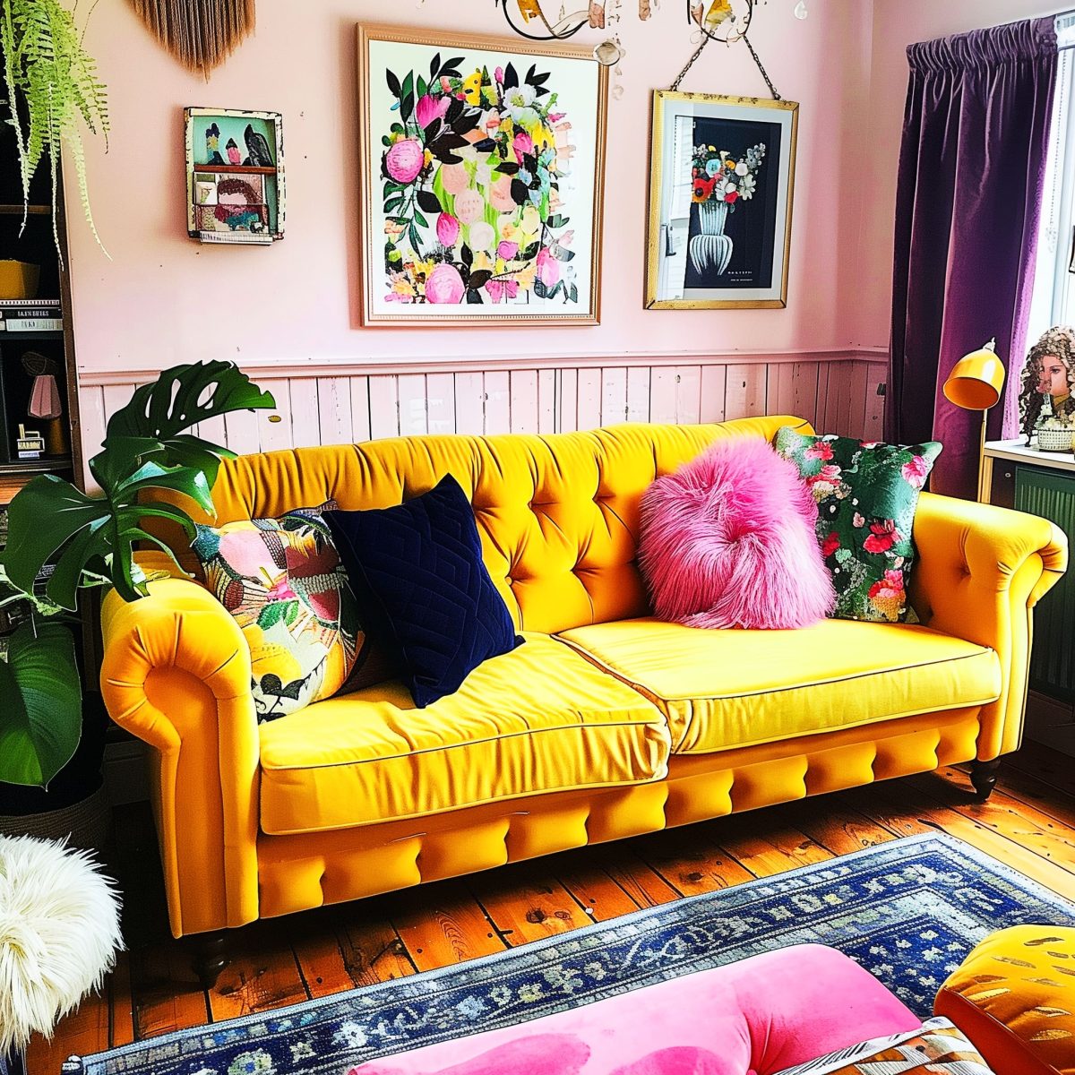 20+ Yellow Couch Living Room Ideas to Add a Pop of Sunshine ...