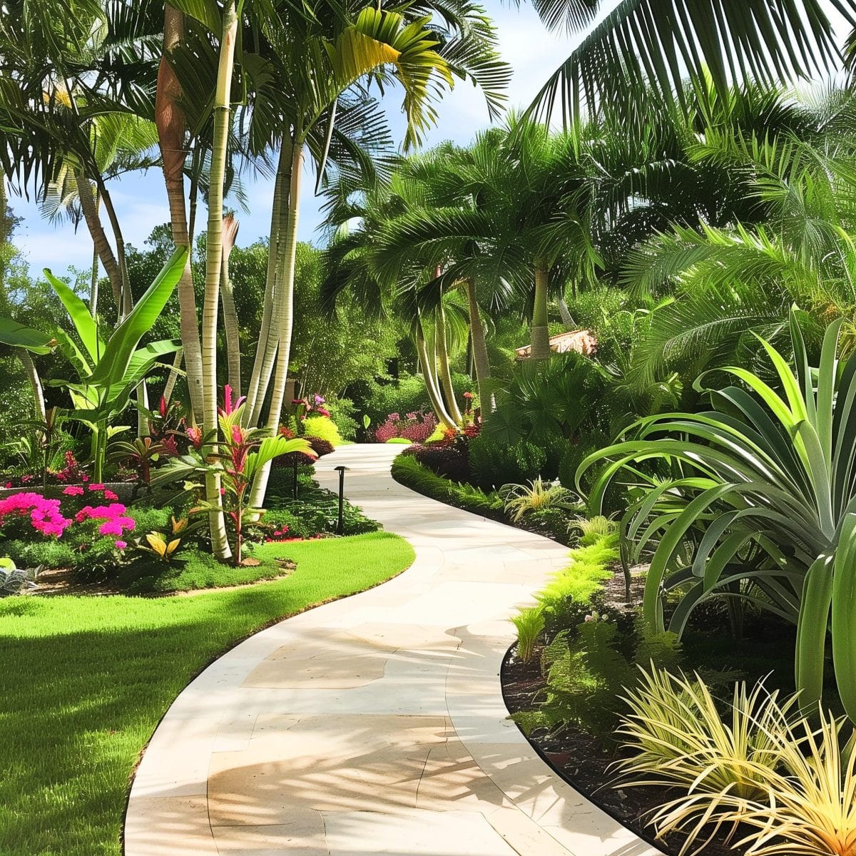 40+ Tropical Landscaping Front Yard Ideas That Will Make You Forget the ...