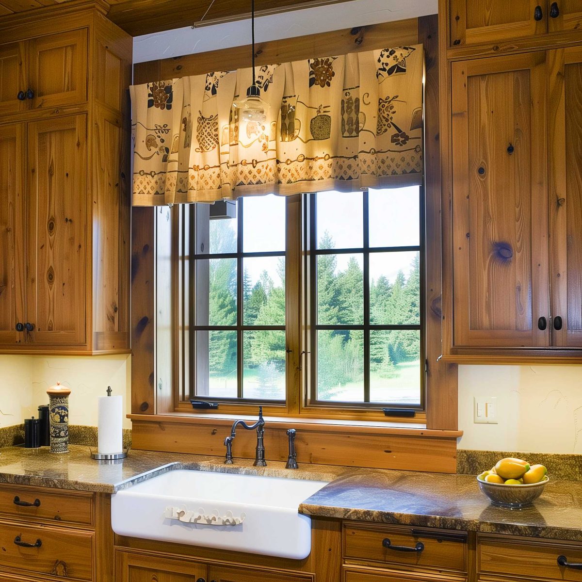 25+ Kitchen Valance Ideas Over Sink That Will Make You Want to Wash ...
