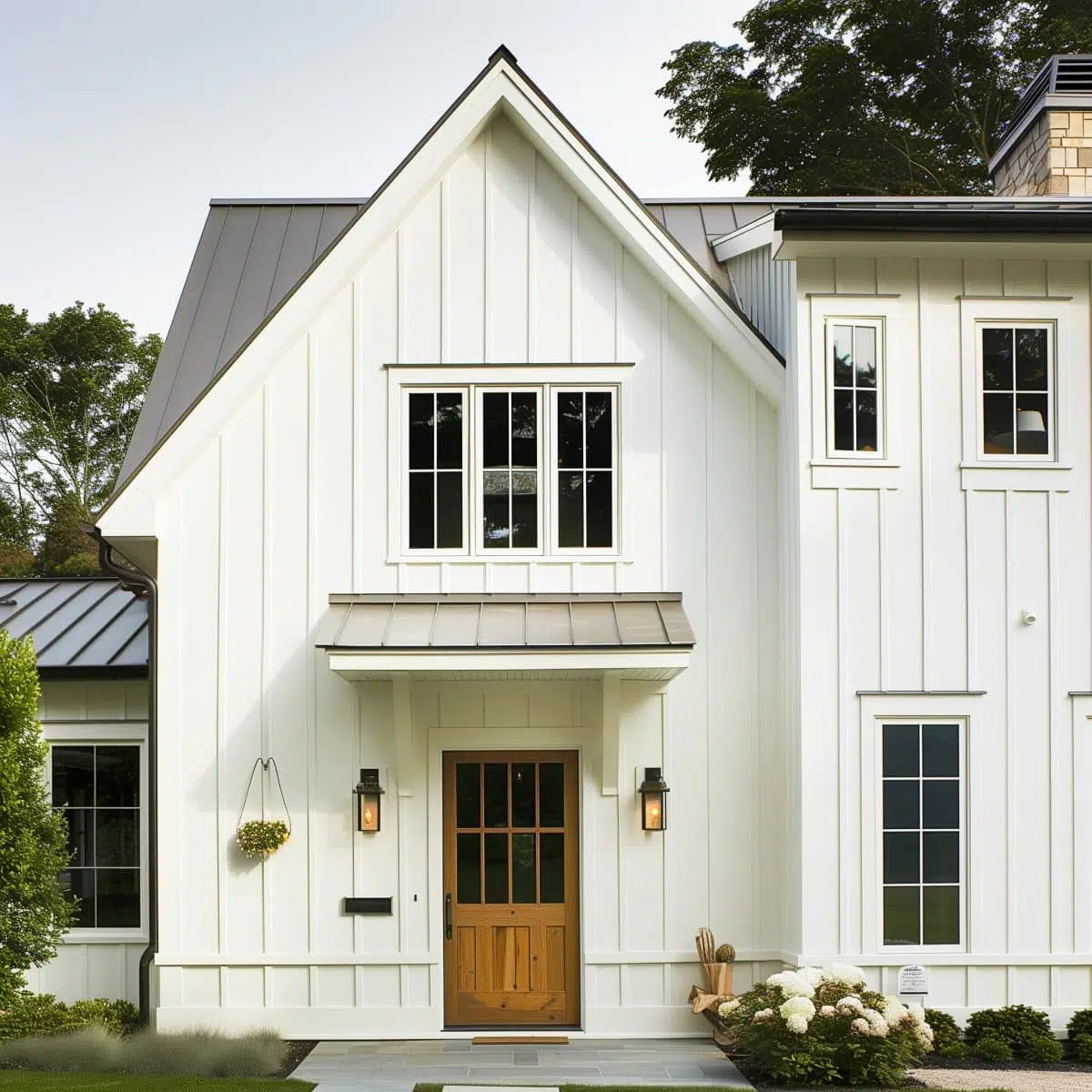 25+ White Board and Batten Exteriors That Prove Minimalism is the New ...