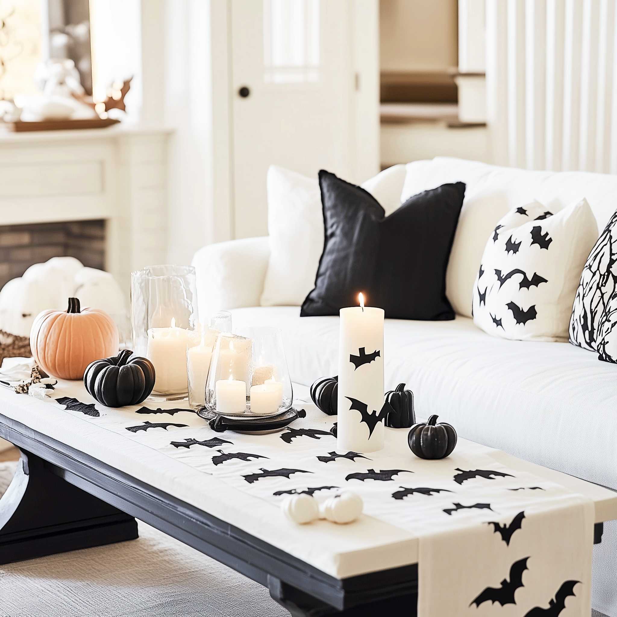 50+ Halloween Living Room Table Decor Setups That Scream Style ...