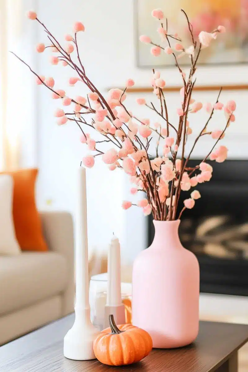 50+ Fall Decor Pink Ideas Autumn's Cotton Candy Daydreams - HearthandPetals