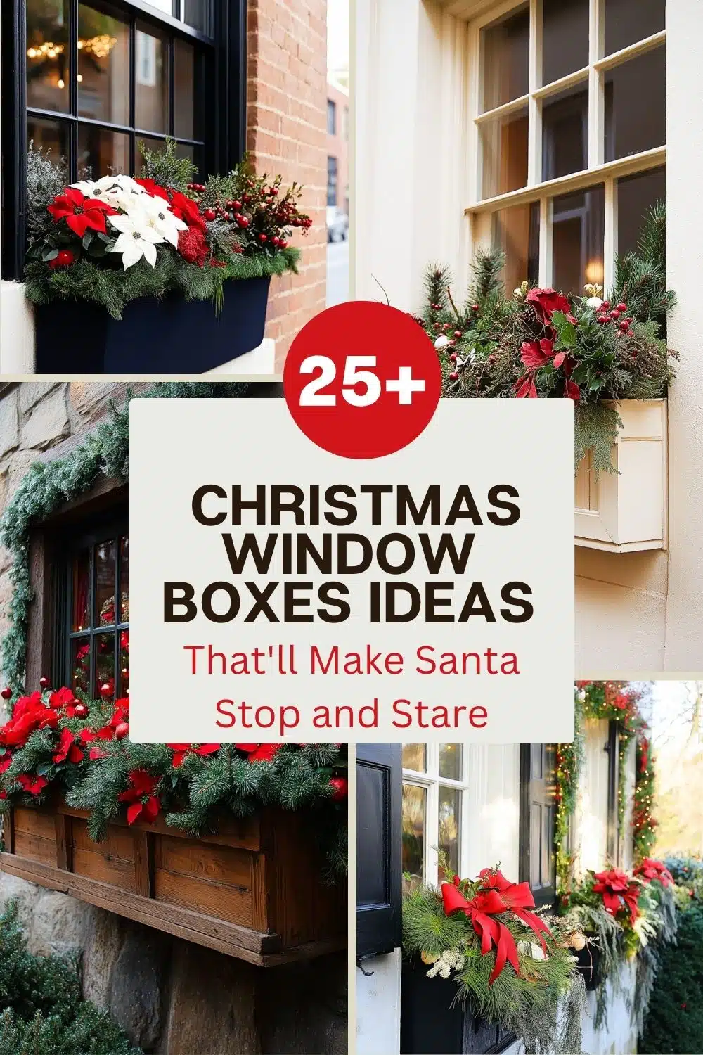 25+ Christmas Window Boxes Ideas That'll Make Santa Stop and Stare ...