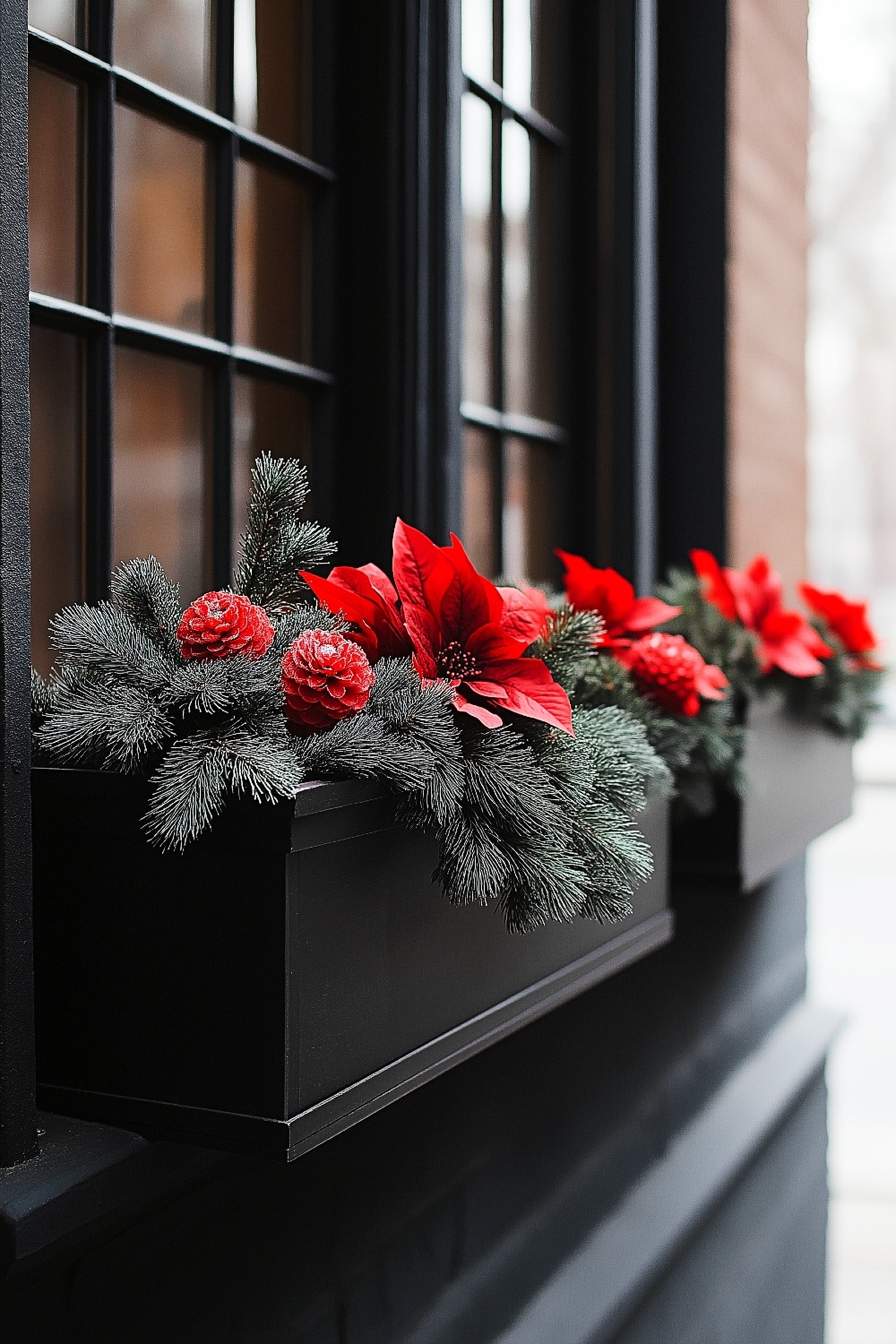 25+ Christmas Window Boxes Ideas That'll Make Santa Stop and Stare ...