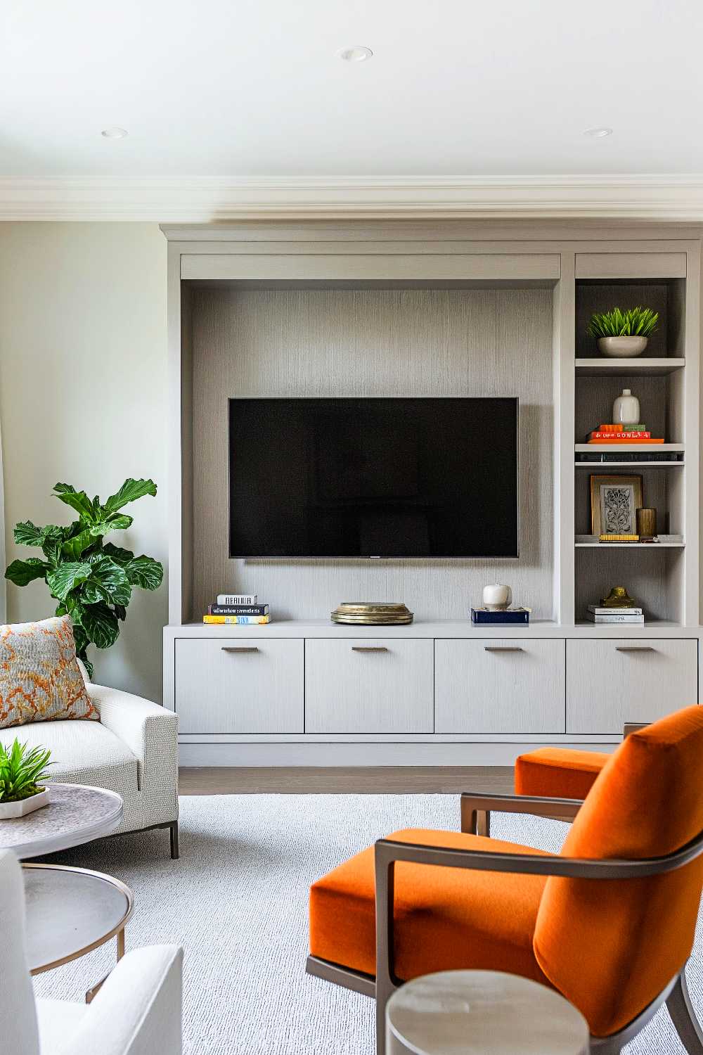 25+ Grey TV Cabinet Design for Living Room Creations That'll Be the ...