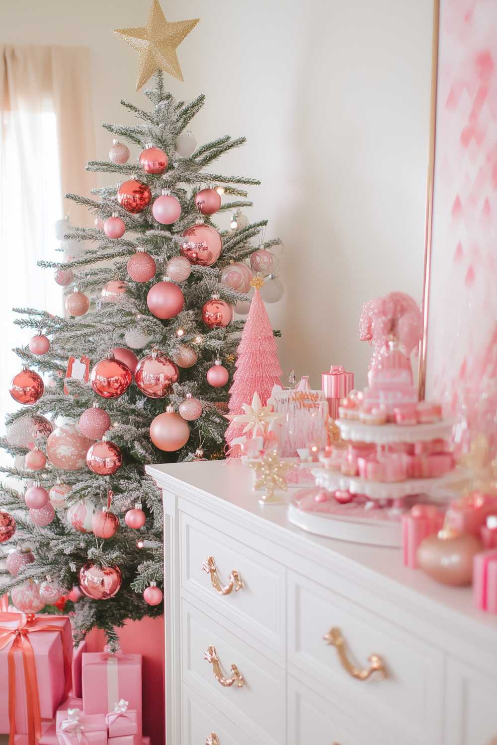 25+ Pink Christmas Decor Ideas That Sleigh the Traditional Color ...