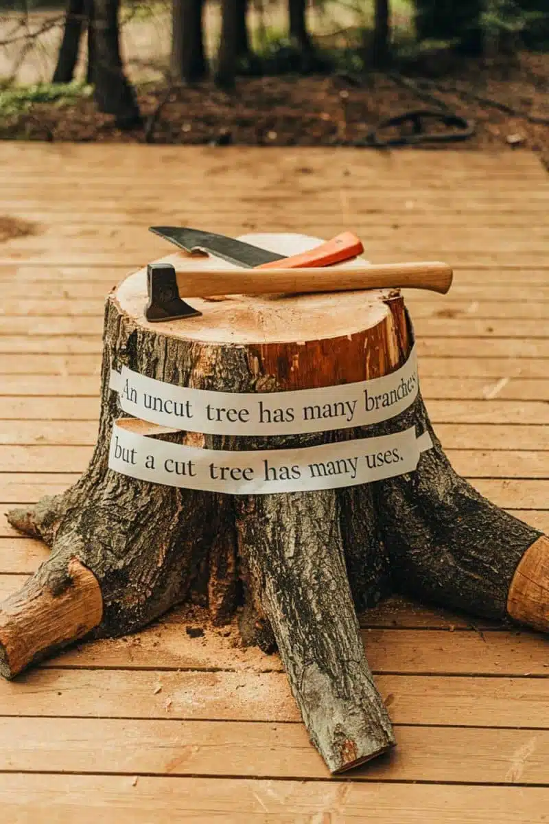 17+ Outdoor Tree Stump Ideas Because Every Garden Has That One Stump ...