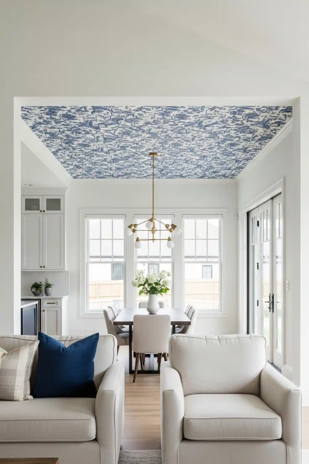 15 Stunning Ceiling Wallpaper Ideas That'll Make Guests Look Up ...